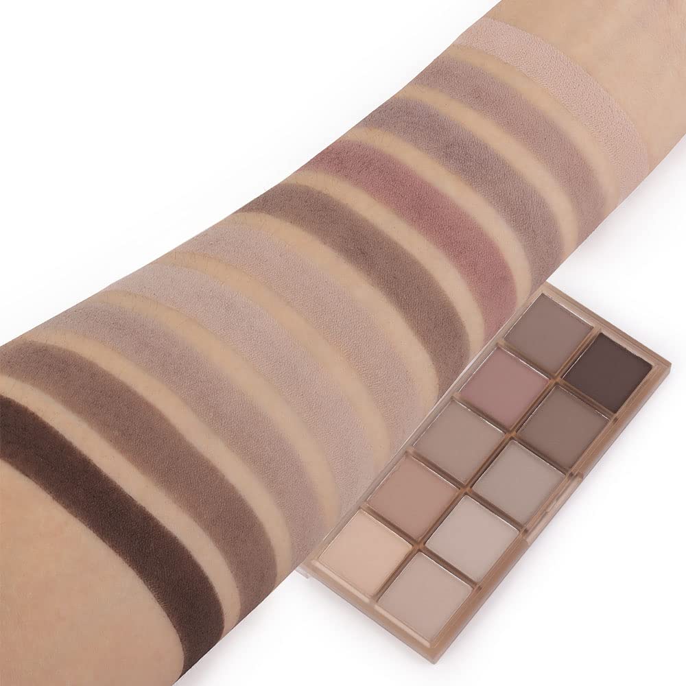 AMY'S DIARY 10 Colors Eyeshadow Eye Shadow Palette Makeup,Matte Naked Eye Shadow, Ultra-Blendable, Naturing-Looking, Long Lasting, Neutral Nudes Eye Shadow Palette for Women