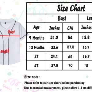 Toddler Baseball 1st Birthday Shirt Baby Boy Rookie of The Year One Year Old Gift V Neck Shirt Button Tee (White 1,12 Months,12 Months,US,Age,Toddler,Male)