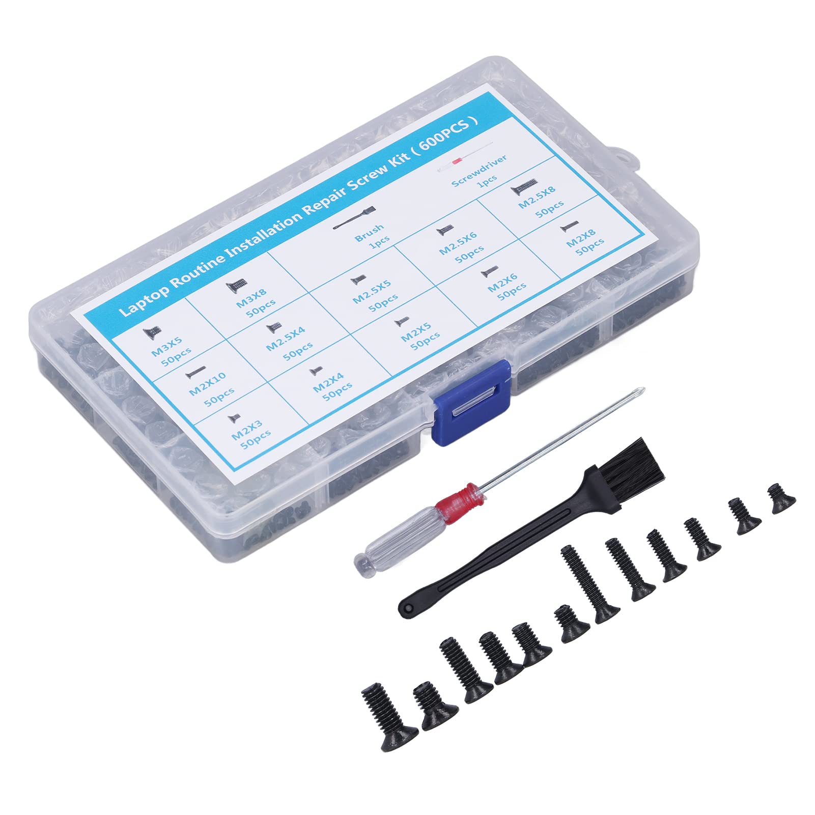 Computer Screw, Various Sizes Standard Design Electronic Repair Screws for Electronics