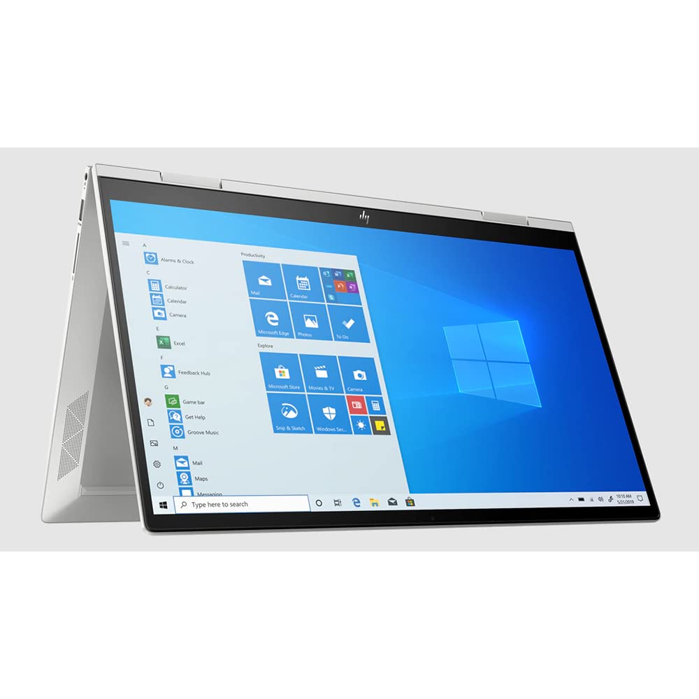 HP 2022 Envy x360 2-in-1 15.6" FHD Touchscreen Laptop Computer, Intel Core i5-1135G7, 32GB RAM, 1TB SSD, Backlit Keyboard, Intel Iris Xe Graphics Windows 11 Home Silver 32GB SnowBell USB Card