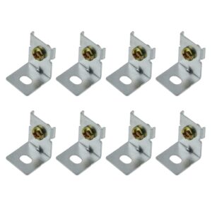 meetoot 8pcs mhs012 power supply fixing bracket power installation accessories switching power supply mounting brackets