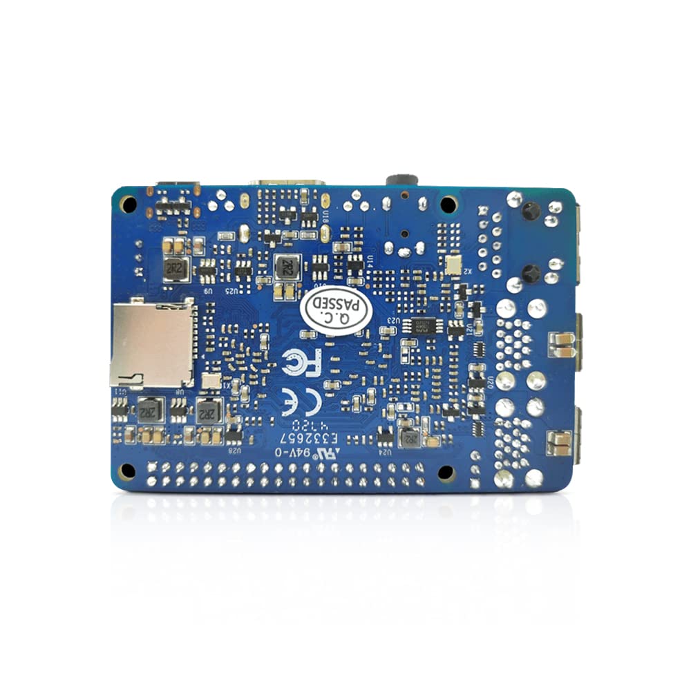 Banana Pi BPI-M5 Amlogic S905X3 Single Board Computer with LPDDR4 4GB RAM and 16GB eMMC Storage for AIOT Support Android Debian Raspbian Armbian