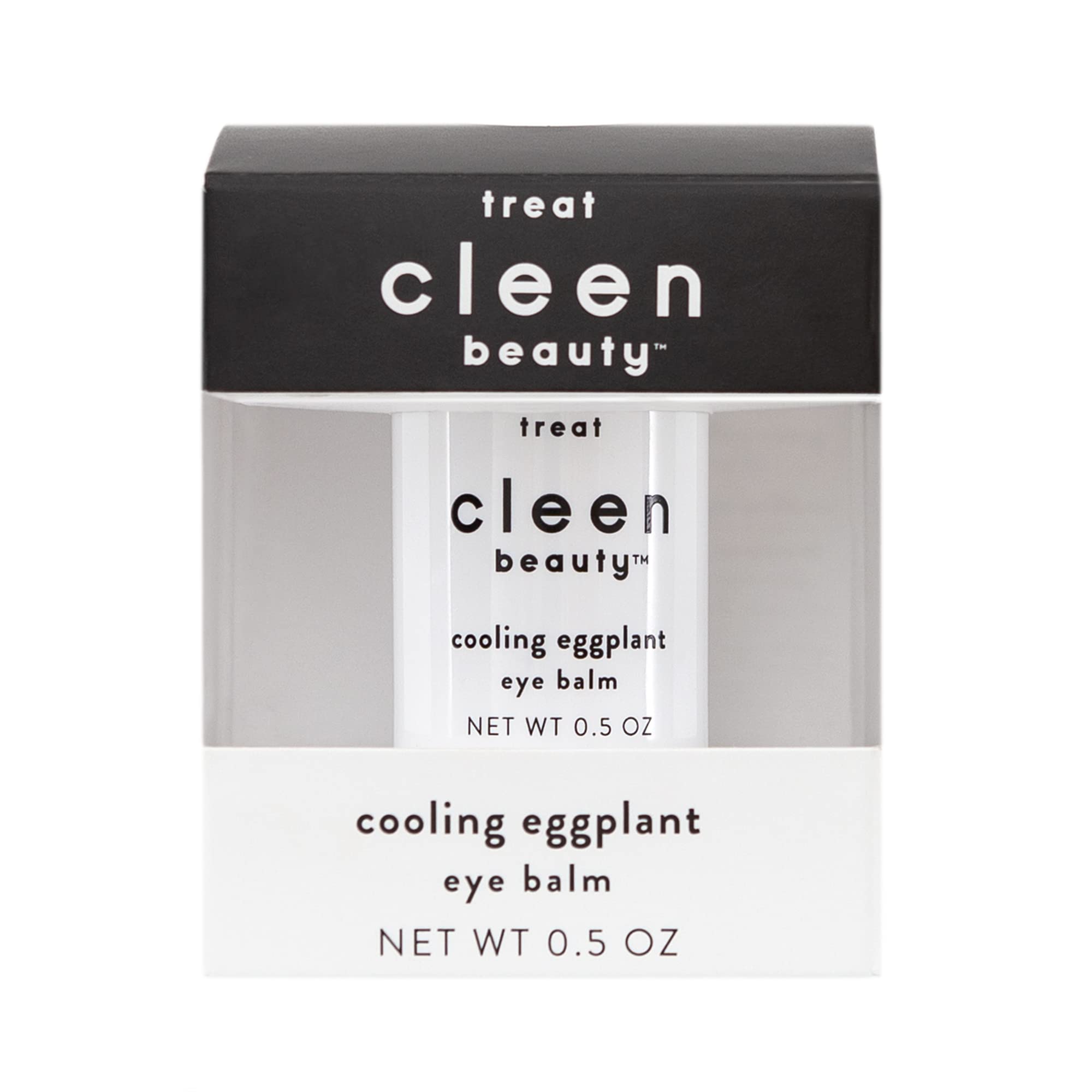 Cleen Beauty Cooling Eggplant Eye Balm | Under Eye Stick | Dark Circles Under Eye Treatment for Women | Puffy Eyes Treatment - Paraben Free | 0.5 Oz