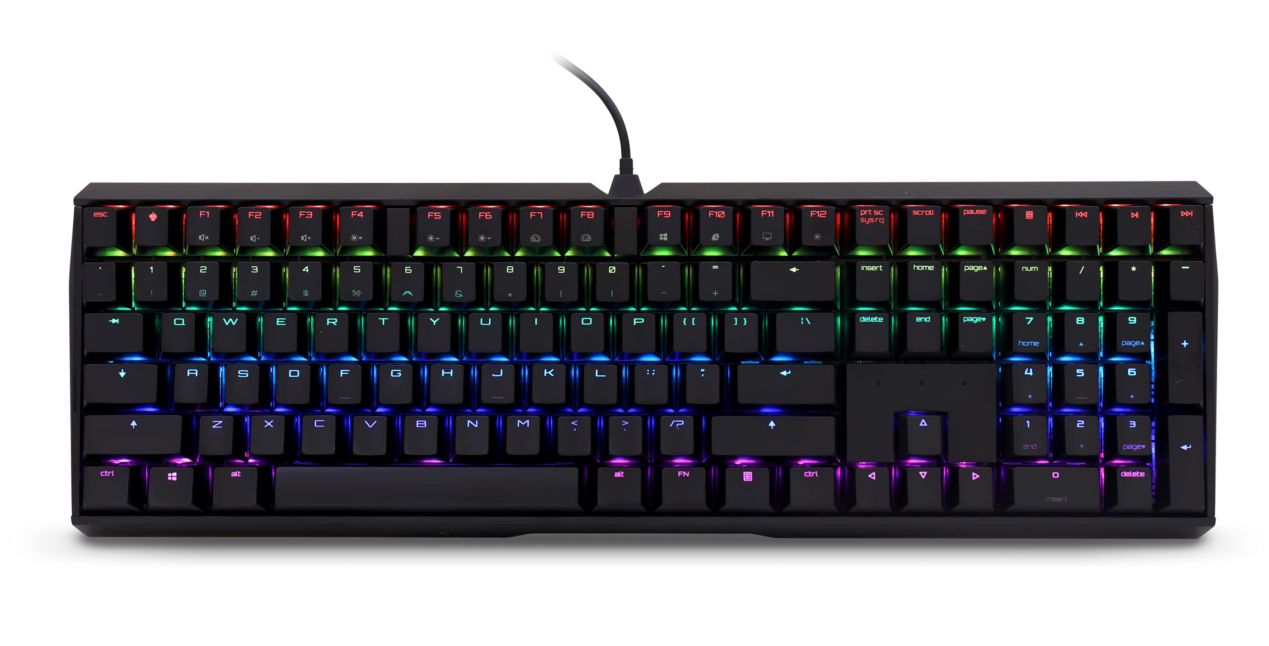 Cherry MX 3.0S Mechanical Keyboard MX Red Silent Switches for Gaming and Office Bundled with Premium XXL Desk Mat.