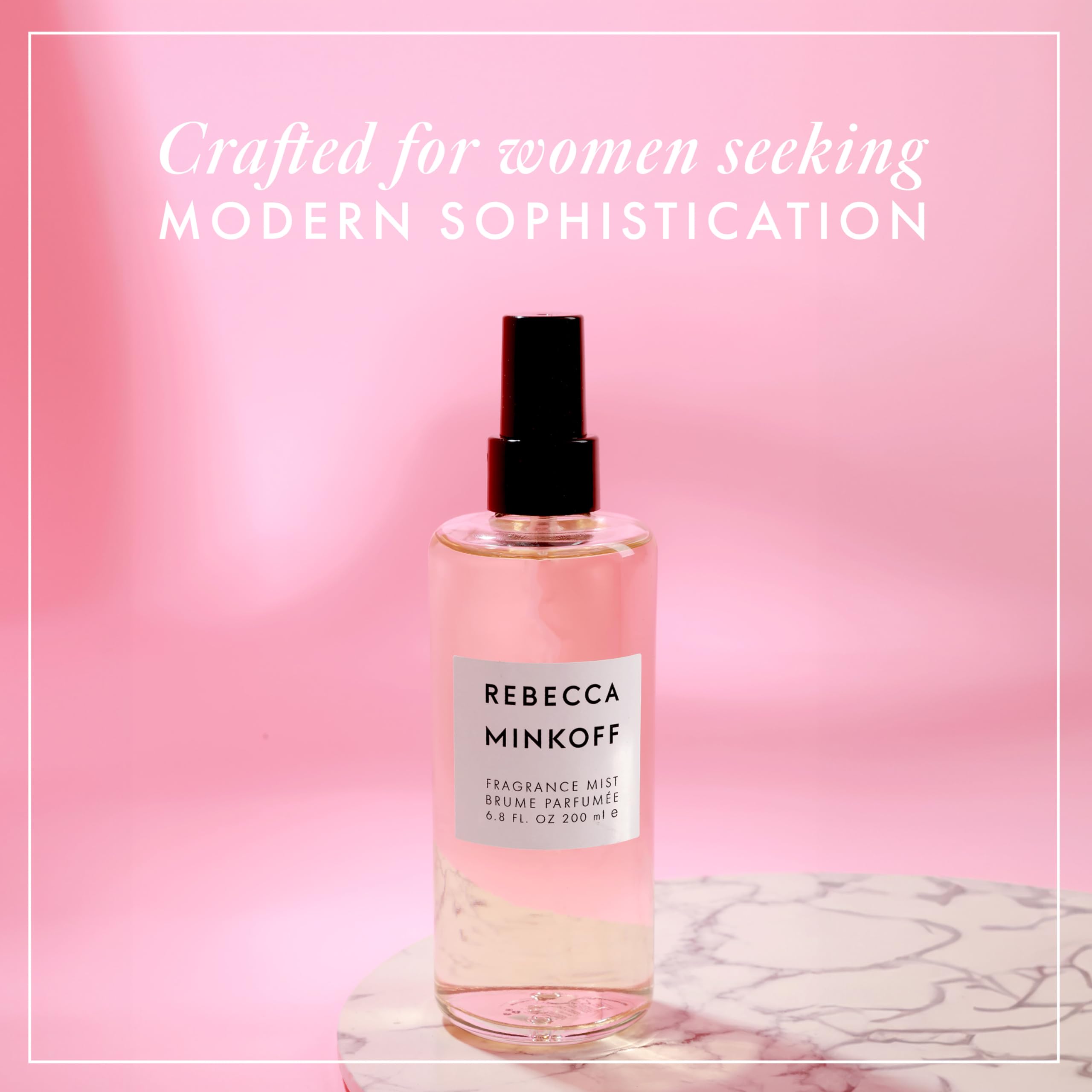 Rebecca Minkoff Fragrance For Women - Top Notes Of Italian Bergamot And Black Currant - Flowery Heart Notes Of Jasmine - Base Notes Of Tonka Bean - 6.8 Oz Fragrance Mist