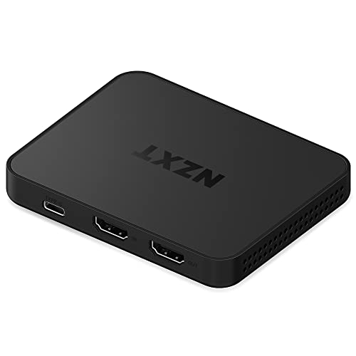 NZXT Signal 4K30 Full HD USB Capture Card - ST-SESC1-WW - 4K60 HDR and 240Hz at Full HD (1080p) - Live Streaming and Gaming - Zero-Lag Passthrough - Open Compatibility