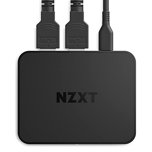 NZXT Signal 4K30 Full HD USB Capture Card - ST-SESC1-WW - 4K60 HDR and 240Hz at Full HD (1080p) - Live Streaming and Gaming - Zero-Lag Passthrough - Open Compatibility