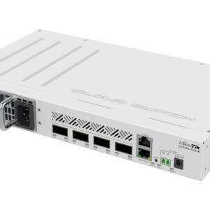 MikroTik CRS504-4XQ-IN Cloud Router Switch 650MHz 4xQSFP28 Compatible with 40G, 25G, 10G, and 1G Fiber Connections