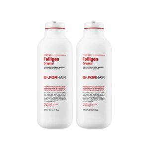 dr.forhair set of (2) folligen original shampoo 500 ml