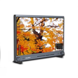 LILLIPUT 31.5" BM310-4KS-ABBP Broadcast Monitor 4K/Full HD for Taking Photos & Making Movies with Multiple Signal inputs 3G SDI, HDMI, DVI,VGA Quad View Split, 3D LUT, HDR with Gold Mount Plate