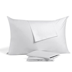 toddler pillow case cotton 12x16 inch baby pillow case with zipper closure set of 2 travel pillow cover 500 thread count 100% soft egyptian cotton small pillow cases 12 x 16, silver grey