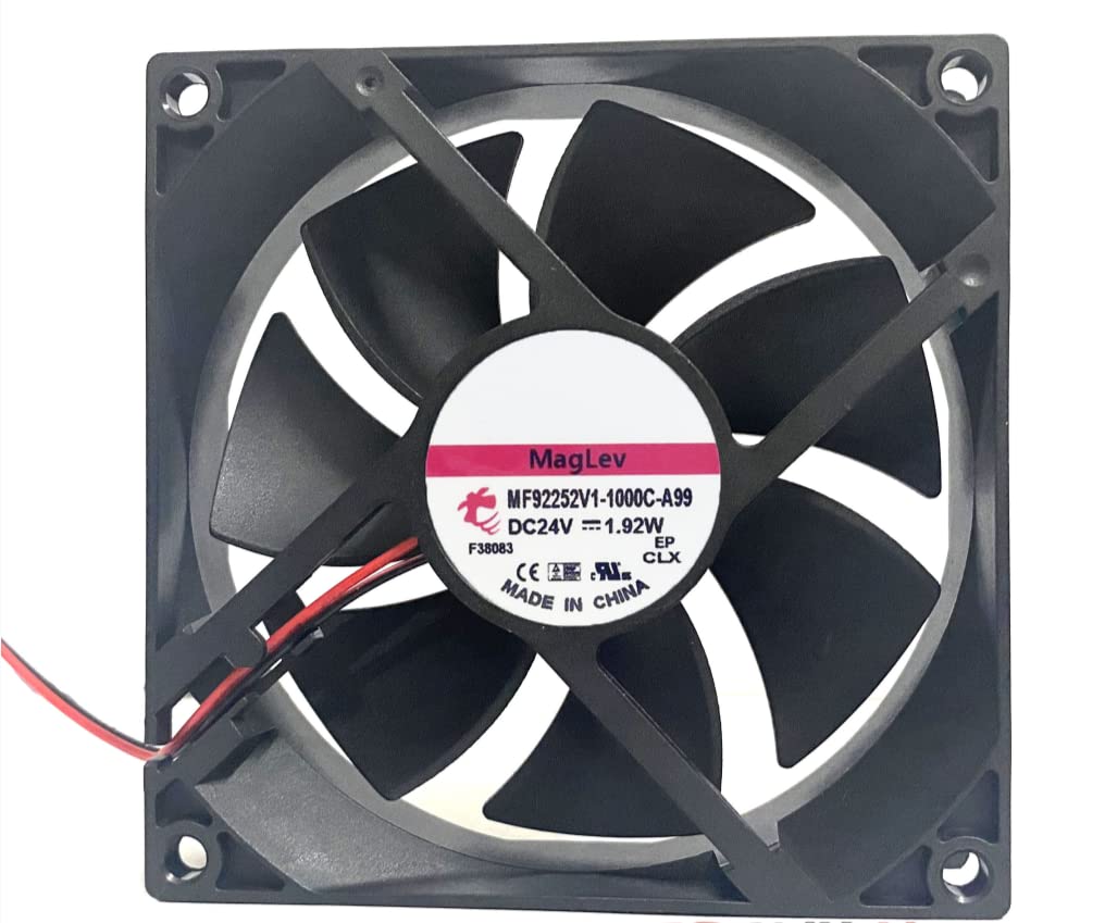 for MF92252V1-1000C-A99 24V 1.92W 92X92X25MM 2-Wire Cooling Fan