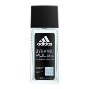 adidas dynamic pulse body fragrance for men, 2.5 fl oz (pack of 1)