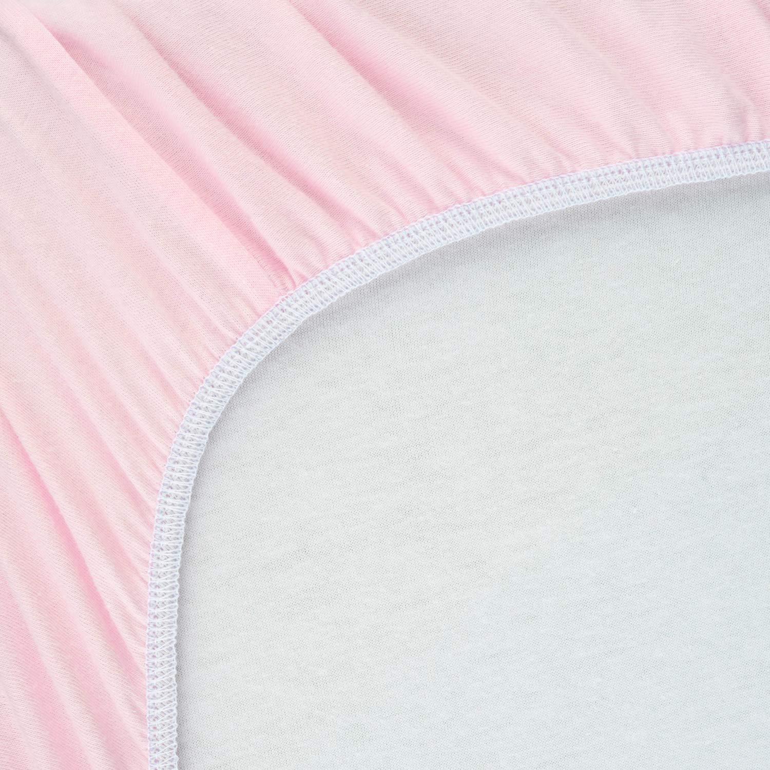 SheetWorld Fitted Baby Bassinet Sheet fits AMKE Baby Bassinet 20 x 31, 100% Cotton Jersey, Hypoallergenic, Butter Soft, Baby Pink, Made in USA