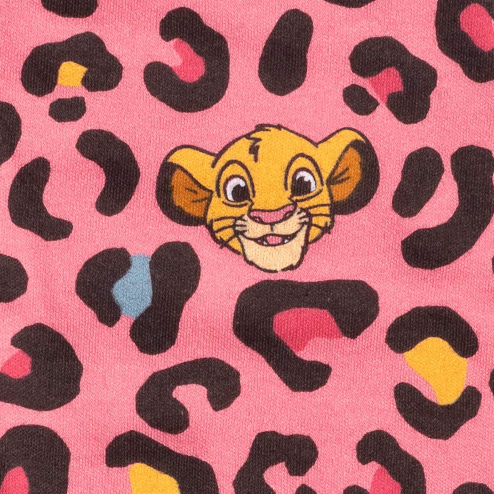 Disney Lion King Simba Newborn Baby Girls 2 Pack Sleeper Gown Pink 0-6 Months