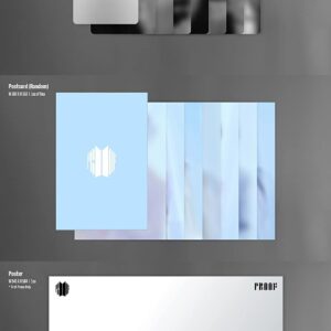 Dreamus BTS - Proof Standard+Compact Edition SET [BTS Anthology Album] 6CD+1Folded Poster, 188 x 250 x 59 mm (BHE0116)