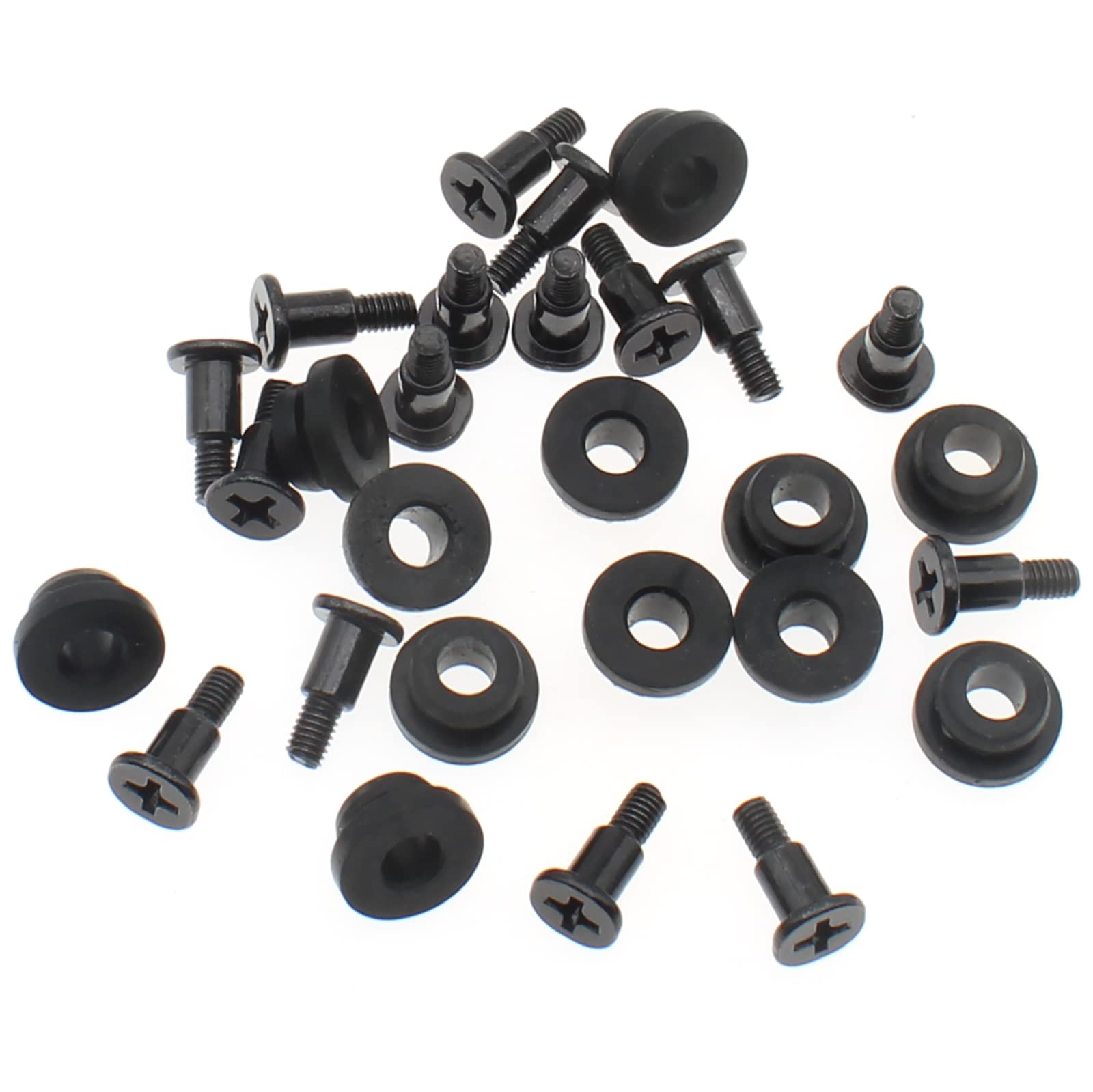 FDXGYH 12 Pcs Hard Disk Drive Screws and Shock Absorption Rubber Washer Kit for 3.5 inch HDD PC Hard Disk Drive Mounting Accessories