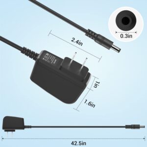 8V Shaver Charger Replacement Fit for Philips-HQ840 Norelco Multigroom Series 3000 MG3760 MG3760/50 MG3750 MG3750/50 MG3750/10 MG3750/60 Power Supply Cord Battery Charger