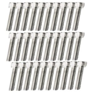 floyutin 30 pcs m6x25mm 304 stainless steel metric hex socket bolt cap head screws bulks, full threaded