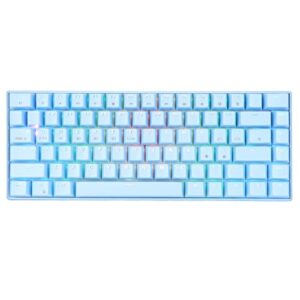 btihceuot gaming keyboard 82 keys wireless 2.4g 1800mah battery ergonomic design mechanical keyboard for laptop desktop computer