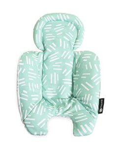 4moms rockaroo and mamaroo infant insert, machine washable, cool mesh fabric, reversible design, mint