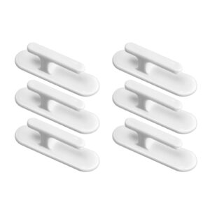 gcrq 6 pieces baby proofing safety door window blind cord blind cord winder safety wall hook wrap cleats blinds string holder no tools needed easy installation with adhesive