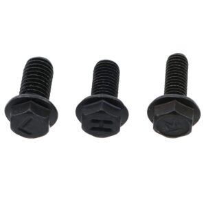 reverse thread screws luorng 3pcs black metal 6mm 7mm 8mm thread reverse screws for makita 110/4100nb/nh dca ff-110 cutting machine left hand allen screw