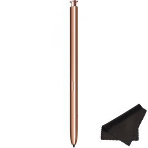 samsung s-pen replacement for galaxy note 20 and note20 ultra 5g s pen stylus, bluetooth (ej-pn980), includes microfiber cloth - bulk packaging - (copper)