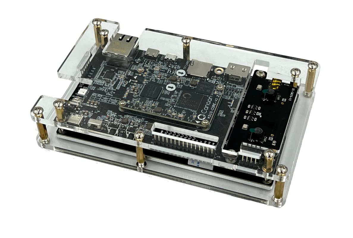 Kendryte K510 CRB-KIT Developer Kit Based on Dual-core 64-bit RISC-V AI SoC Chip 512M LPDDR3+16GB eMMC 5.1 Storage Support Linux System for AI Deep Learning