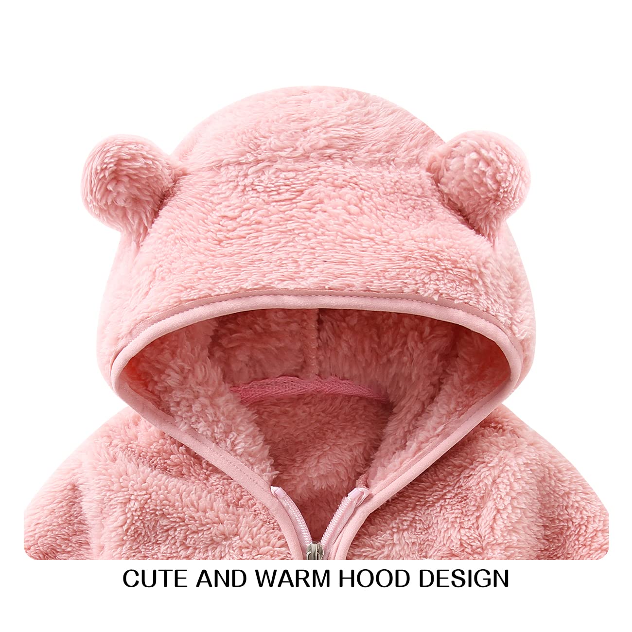 Tumaron Newborn Baby Girls Fleece Jacket Winter Clothes Coat Infant Sweater 9-12 Months