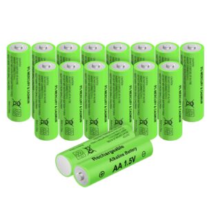 yxzheng 1.5v alkaline aa rechargeable battery cell (16pcs aa)