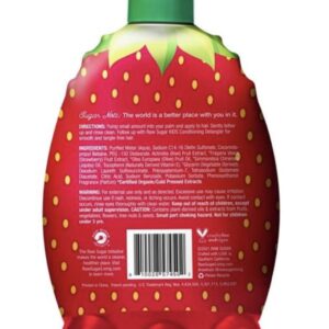 RS Raw Sugar Kids 2-in-1 Strawberry + Kiwi Shampoo and Conditioner 12 Oz. Plant Derived and Cold Pressed. Vegan and Cruelty Free., 12 Fl Oz (Pack of 1)