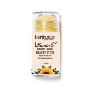 vitamin e stick with vitamin e oil for skin and organic cocoa butter stick for dark spots, scars and stretchmarks skin care product