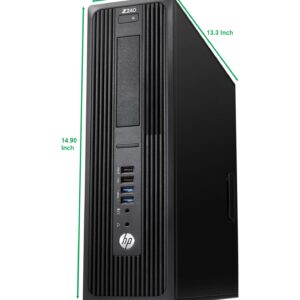 HP Z240 SFF Computer Premium Workstation Desktop PC, Intel Core i7-6700 3.40GHz Processor, | 16GB Ram, 2TB SSD | WiFi & Bluetooth, HDMI, Windows 10 Pro (Renewed)