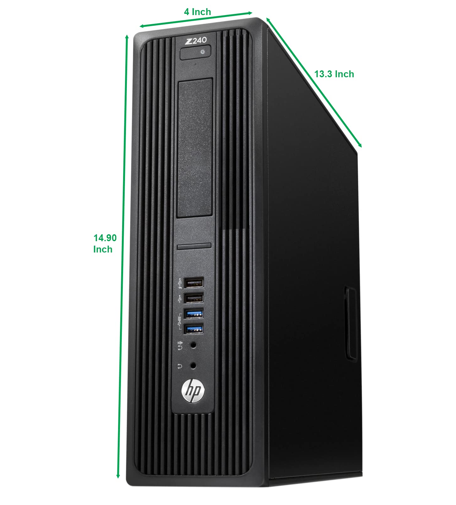 HP Z240 SFF Computer Premium Workstation Desktop PC, Intel Core i7-6700 3.40GHz Processor, | 16GB Ram, 2TB SSD | WiFi & Bluetooth, HDMI, Windows 10 Pro (Renewed)