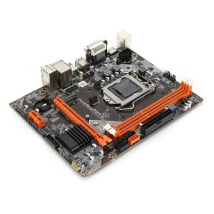 desktop computer motherboard, m atx usb3.0 ddr3 sata3 lga 1155, m.2 nvme ngff mode high speed hard disk gaming mainboard, 6 channel audio chip, for intel b75