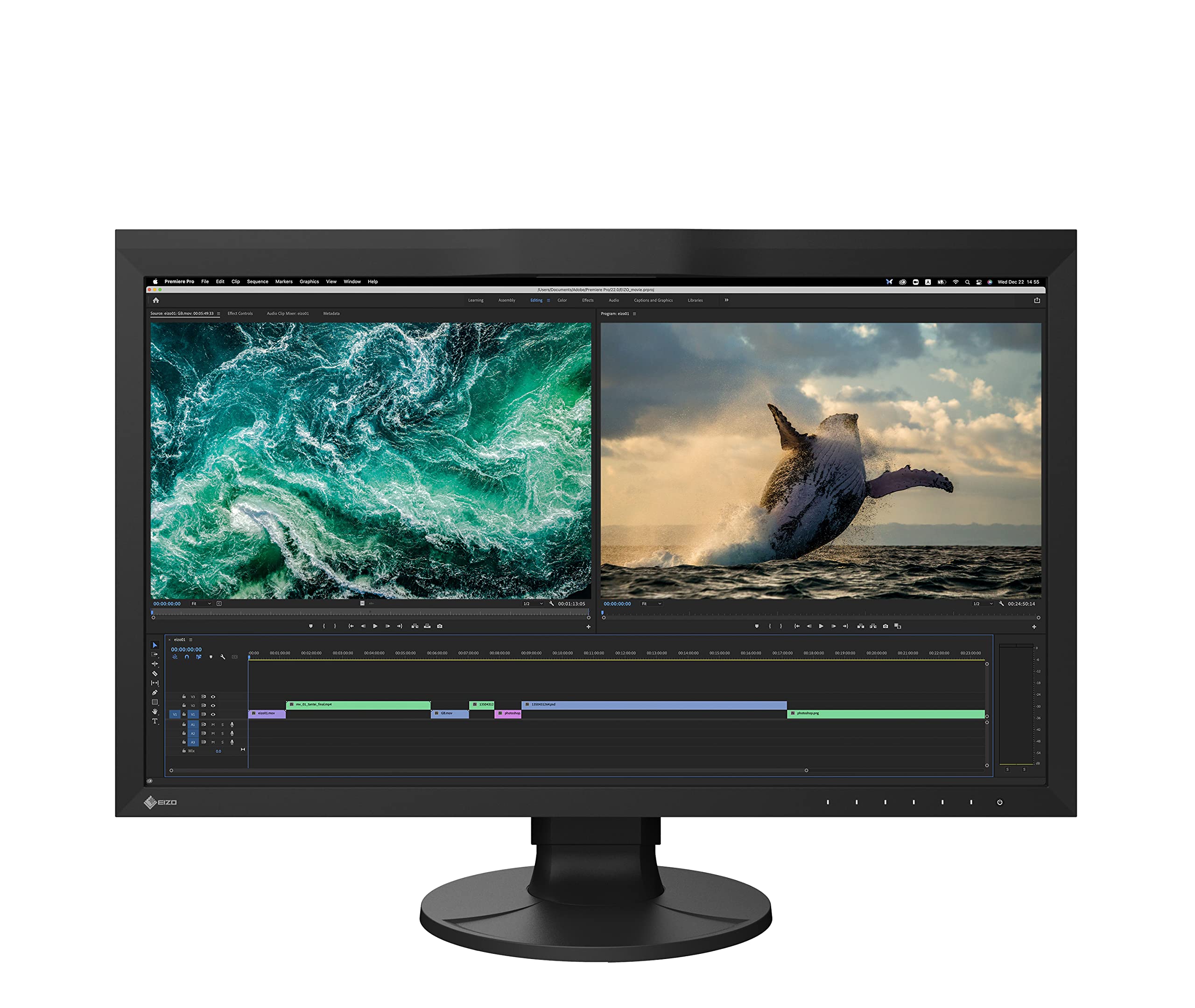 Eizo ColorEdge CG2700S-BK 27" Class WQHD LCD Monitor - 16:9 - Black