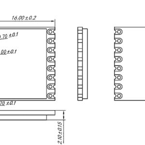 Lubeby Smart LoRa Module 16 * 16mm, Low Cost SPI Port LLCC68 Based LoRa Module 868MHZ LoRa-CC68 & LoRa-CC68-TCXO Compatible with RFM95W (LoRa-CC68-868 x 5 pcs)