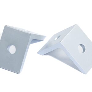 10Sets 1010 Series Aluminum Extrusion Corner Bracket Connectors,10pcs 1010 Aluminum Profile L Shaped Corner Brackets,with 20pcs Sliding T Nuts and Screws for 1010 Aluminum Extrusion Profile Hardware