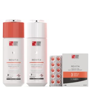 ds laboratories revita shampoo and conditioner set & revita tablets, hair thickening shampoo and conditioner & hair vitamins for thicker hair growth, hair care