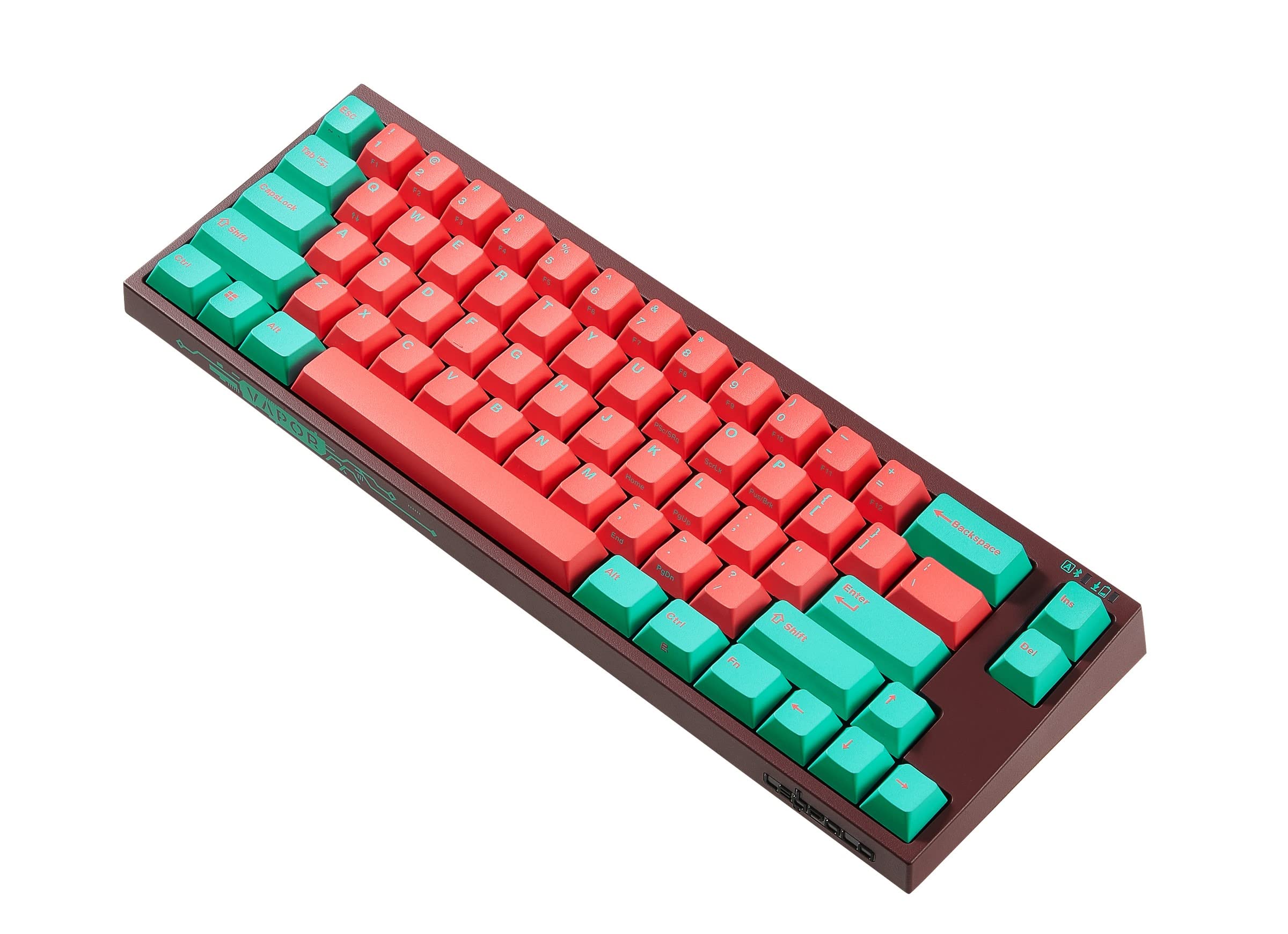 Leopold x MK FC660MBT Vapor 65% Double Shot PBT Wireless/Bluetooth Mechanical Keyboard (Cherry MX Brown)