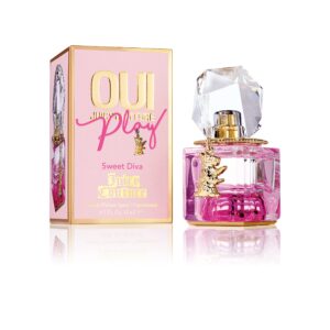 women's perfume by juicy couture, oui play sweet diva, eau de parfum edp spray.5 fl oz