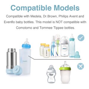 Portable Travel Baby Bottle Warmer Bundle with Baby Bottle Warmer Pro