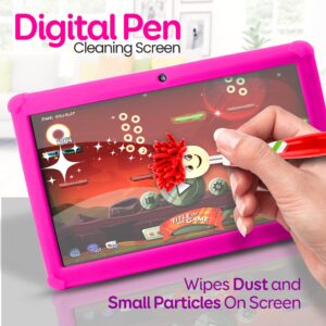 SereneLife Pyle 10.1” Kids Tablet w/Stylus Pen - 10.1-Inch Tablet w/ 1080p HD Display, Dual Camera, WiFi Compatibility, Quad-Core Processor, 1GB RAM, 8GB Storage, Kid-Proof Cover : Electronics