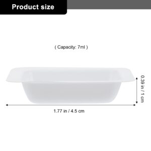 Balacoo 20pcs Weighing Boat Weighing Boat Powder Scale Square Lab Dish Container Anti- Static Weighing Square Weighing Pan Weighing Paper Weighing Tray Large Plastic Mini Dry Powder White