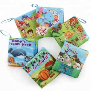 LmtLessDeals Baby Soft Cloth Books Baby Books Safety Fabric Baby Book Set 3 Pack Gift Set