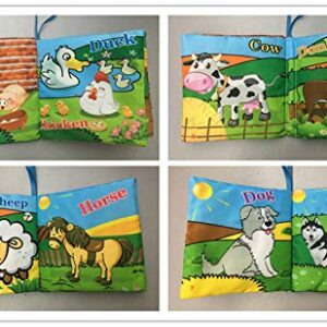 LmtLessDeals Baby Soft Cloth Books Baby Books Safety Fabric Baby Book Set 3 Pack Gift Set