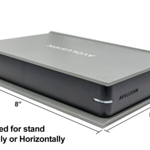 Avolusion PRO-5X 6TB USB 3.0 External Hard Drive for PC, Mac, PS & Xbox (Grey) - 2 Year Warranty (Renewed)