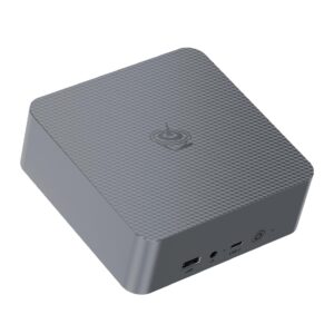 beelink eqr mini pc w-11 pro ryzen 7 7735hs 24gb ddr5 1tb nvme m.2 ssd dual hdmi display 4k@60hz output, wi-fi 6, rj45, built in psu office mini computer