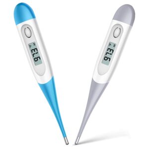 bundle of oral thermometer for adults, thermometer for fever with 10 seconds